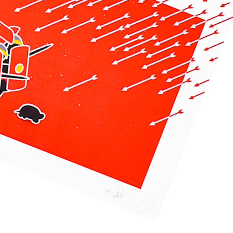 PAHNL Under Fire (Hand Finished Screenprint) • Silverback Gallery