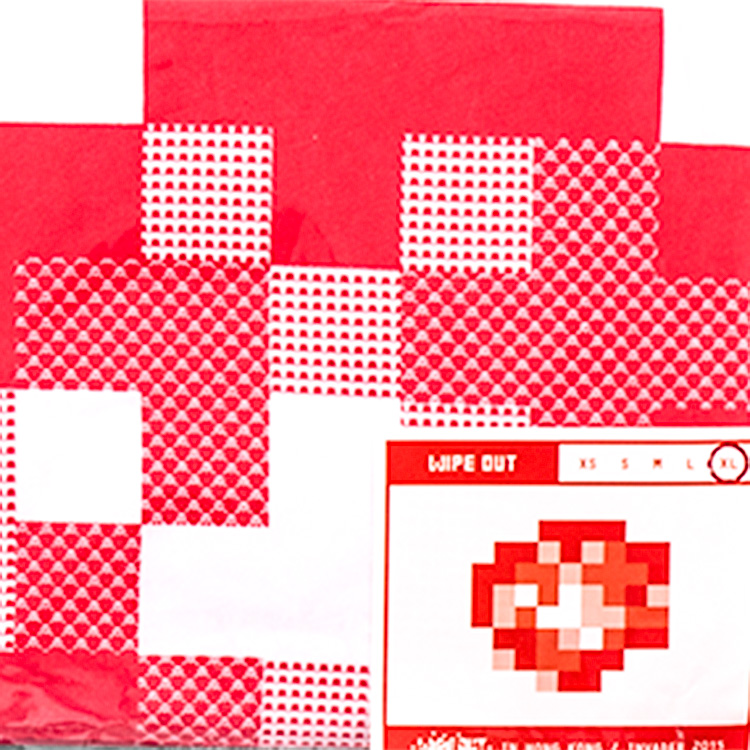 invader Wipe Out T-shirt (White Extra Large) • Silverback Gallery