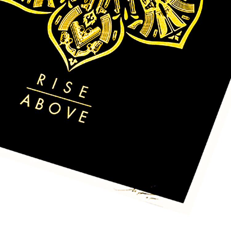 SHEPARD FAIREY • OBEY RISE ABOVE • Silverback Gallery