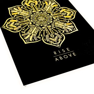 SHEPARD FAIREY • OBEY RISE ABOVE • Silverback Gallery