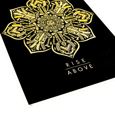SHEPARD FAIREY • OBEY RISE ABOVE • Silverback Gallery