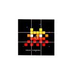 INVADER Flash Invaders Sticker (Framed) • Silverback Gallery