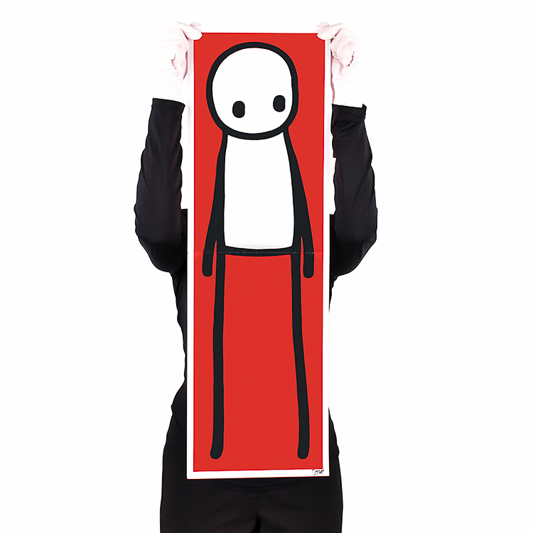 STIK STANDING FIGURE (Red Signed) • Silverback Gallery