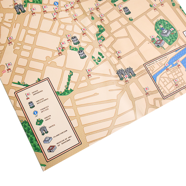 INVADER MOSAICS OF RAVENNA (Ravenna Map Folded) • Silverback Gallery