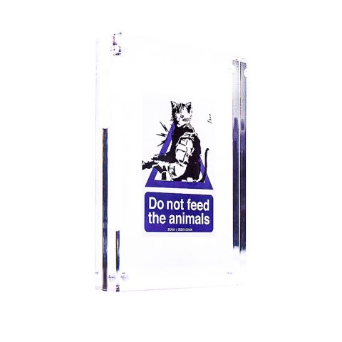 ZEDSY Danger Sticker (Framed) • Silverback Gallery