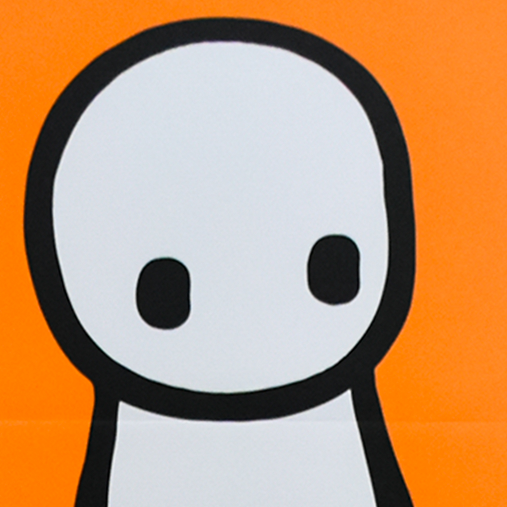 STIK STANDING FIGURE (Orange Signed) • Silverback Gallery