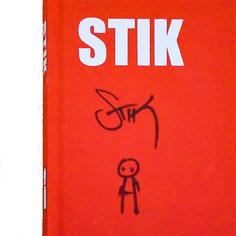 STIK Book (Signed with Drawn Figure) • Silverback Gallery