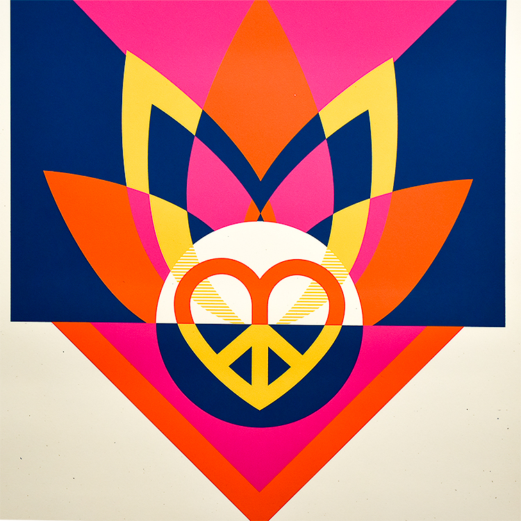 SHEPARD FAIREY LOVE LOTUS • Silverback Gallery