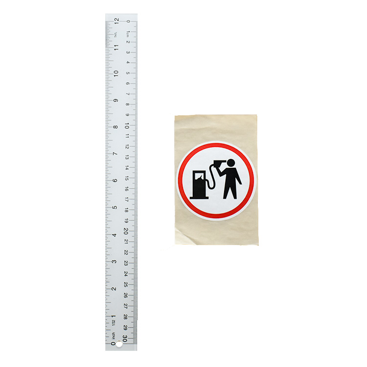 BANKSY Petrolhead Sticker (Round Framed) • Silverback Gallery