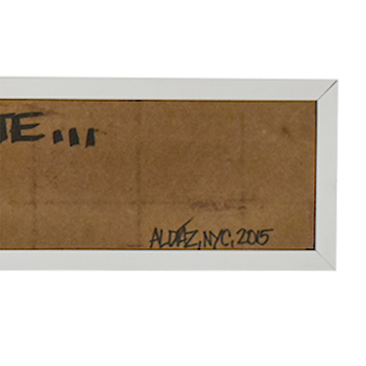 AL DIAZ Accept and Embrace Madness/ SAMO As a Suggestive Note