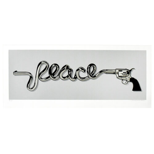 D*Face Peace Gun (Silver Artist Proof) • Silverback Gallery