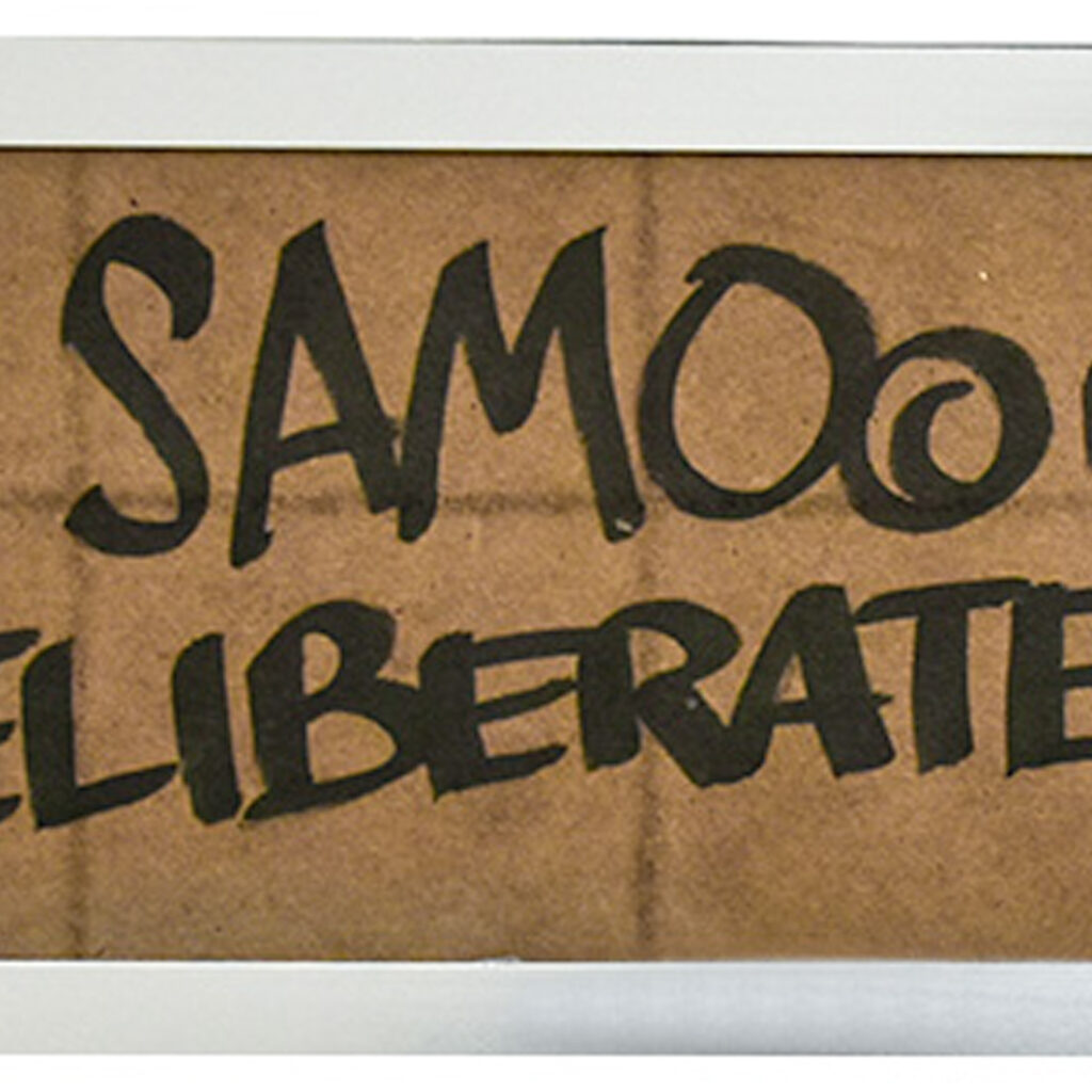 AL DIAZ We Await a New Time/ SAMO As a an End to