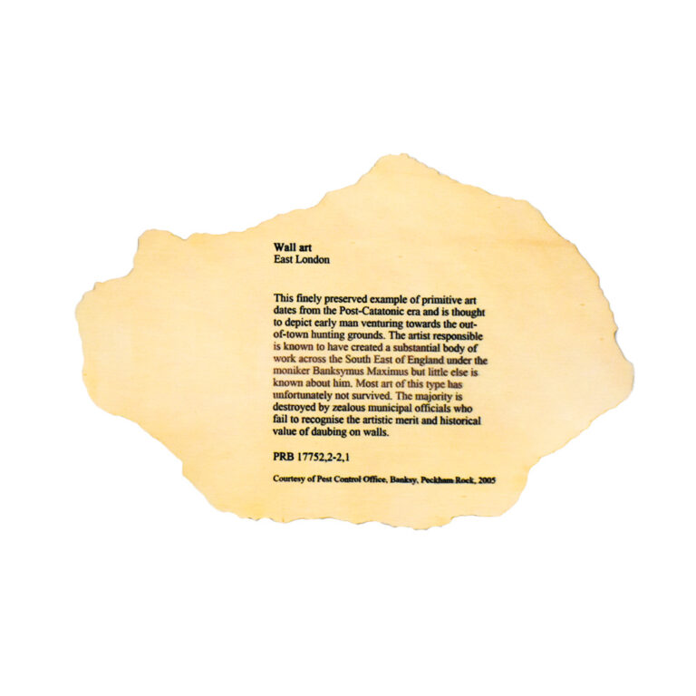 BANKSY Peckham Rock Postcard• Silverback Gallery