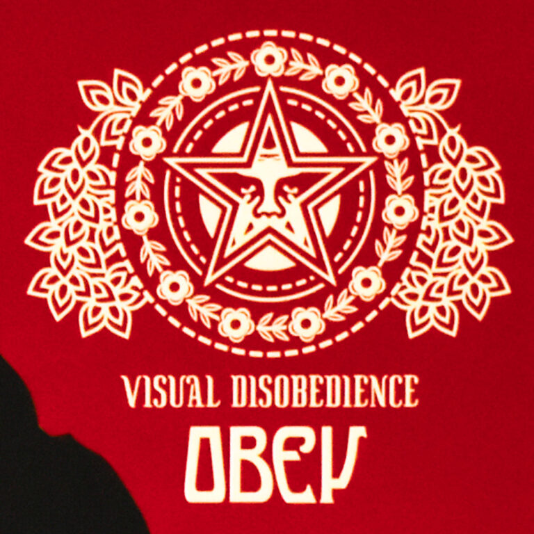 Shepard Fairey Visual Disobedience Exhibition Poster • Silverback Gallery