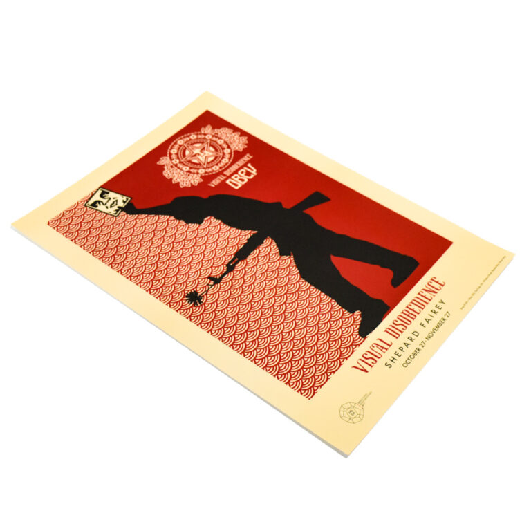 Shepard Fairey Visual Disobedience Exhibition Poster • Silverback Gallery